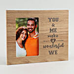 Buy/Send Personalised Photo You And Me Picture Frame Online- FNP
