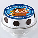 Buy/Send Timon & Pumbaa Pineapple Photo Cake Online- FNP