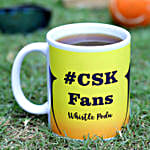 Buy/Send Personalised CSK Fans Ceramic White Mug Online- FNP