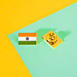 Buy/Send Tricolour Indian Flag Metal Lapel Pin Online- FNP