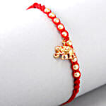 Buy/Send Beads Bracelet Rakhi & Ficus Bonsai Plant Hamper Online- FNP