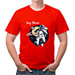 Buy/Send Say Cheese Unisex Red T-Shirt Online- FNP