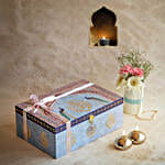 Buy/Send Diwali Celebration Blue Peacock Arch Box Online- FNP