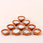Buy/Send Plain Wax Diyas Online- FNP