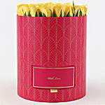 Buy/Send Stylish Box Of Yellow Roses & Chocolates Online- FNP