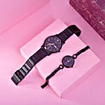 Buy/Send Timex Couple Watch Set & Chocolate Combo Online- FNP