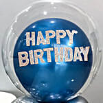 Buy/Send Happy Birthday Chrome Balloon Set-Blue Online- FNP