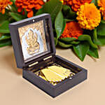 Buy/Send Ganesha Prayer Box- Golden Online- FNP