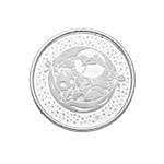 Buy/Send New Born Baby Feet Silver Coin Online- FNP