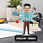 Buy/Send Personalised Multitasking Hero Caricature Online- FNP