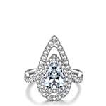 Buy/Send Princess Pear Cut Diamond Ring Online- FNP