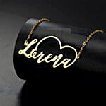 Buy/Send Personalised Designer Heart Valentine Necklace Online- FNP