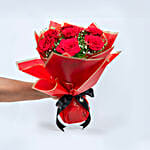 Buy/Send FNP Friendship 8 Red Roses Flower Bouquet Online- FNP