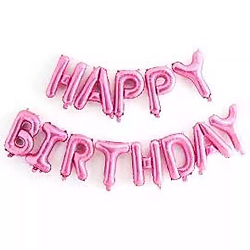 Happy Birthday Alphabet Balloon Set saudi-arabia | Gift Happy Birthday ...