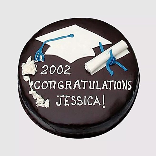 Round Graduation Chocolate Cake saudi-arabia | Gift Round Graduation ...