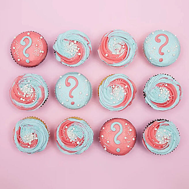Swirl Question Mark Red Velvet Cupcakes saudi-arabia | Gift Swirl ...