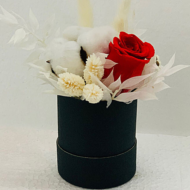 Preserved Red Rose Box singapore | Gift Preserved Red Rose Box- FNP