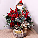 Santa With Flowers singapore | Gift Santa With Flowers- FNP