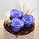 Purple Forever Roses singapore | Gift Purple Forever Roses- FNP
