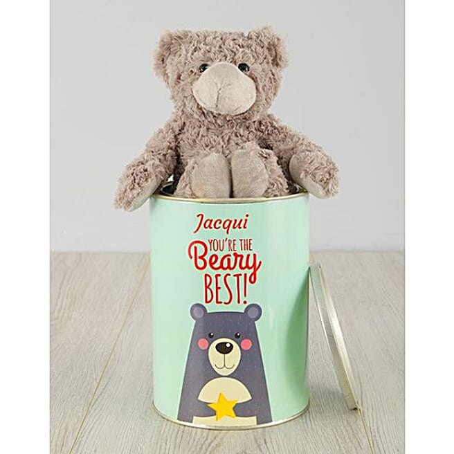 Personalised Teddy Tin Fun south-africa | Gift Personalised Teddy Tin ...