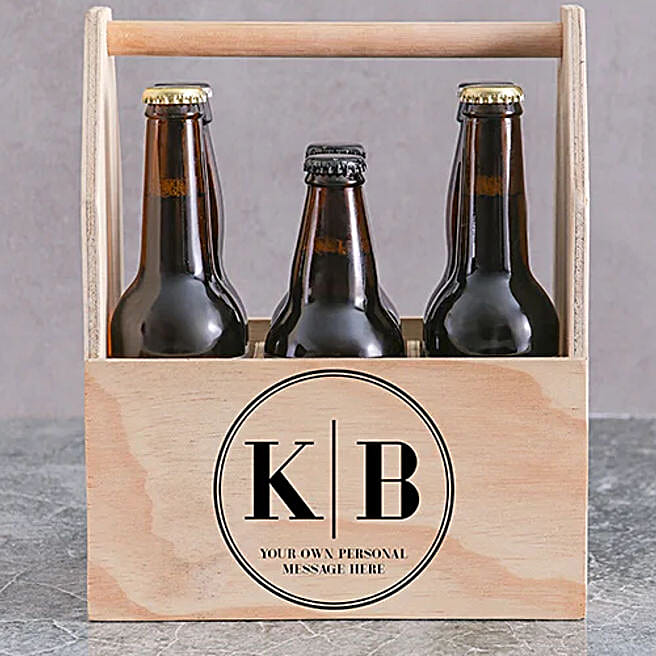 Personalised Monogram Printed Beer Crate south-africa | Gift ...
