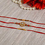Royal American Diamond Rakhi Set spain | Gift Royal American Diamond ...