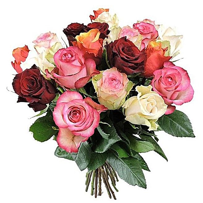 Beautiful Mixed Roses Bouquet switzerland | Gift Beautiful Mixed Roses ...