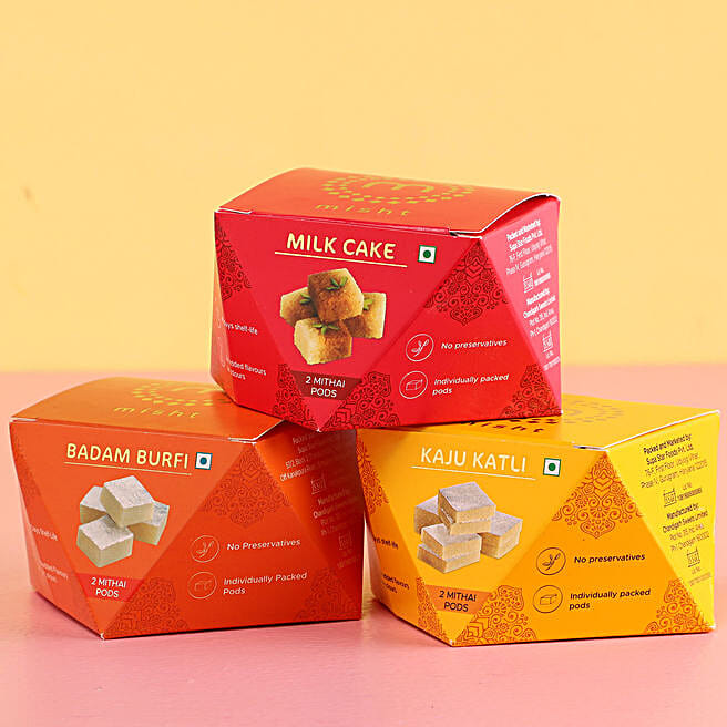 Mini Mithai Boxes Combo thailand | Gift Mini Mithai Boxes Combo- FNP