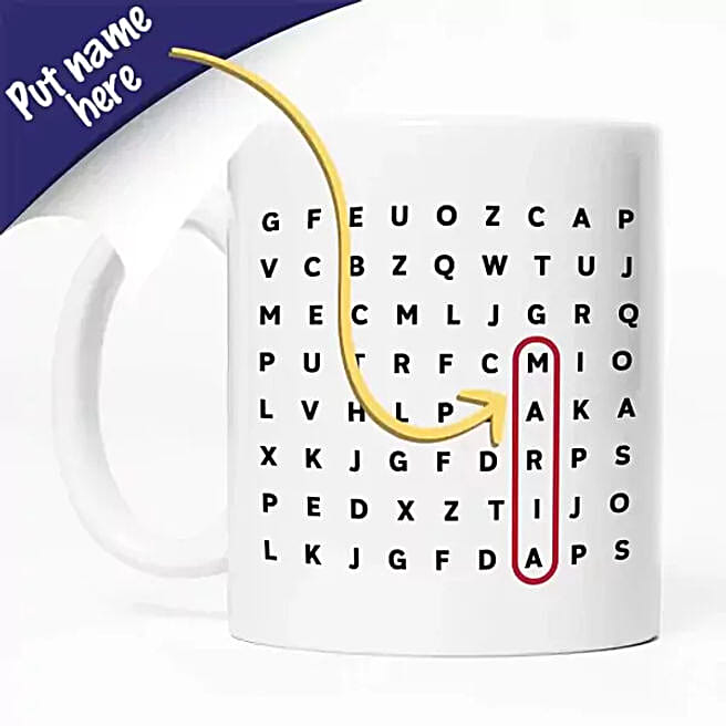 Puzzle Your Name Mug thailand | Gift Puzzle Your Name Mug- FNP