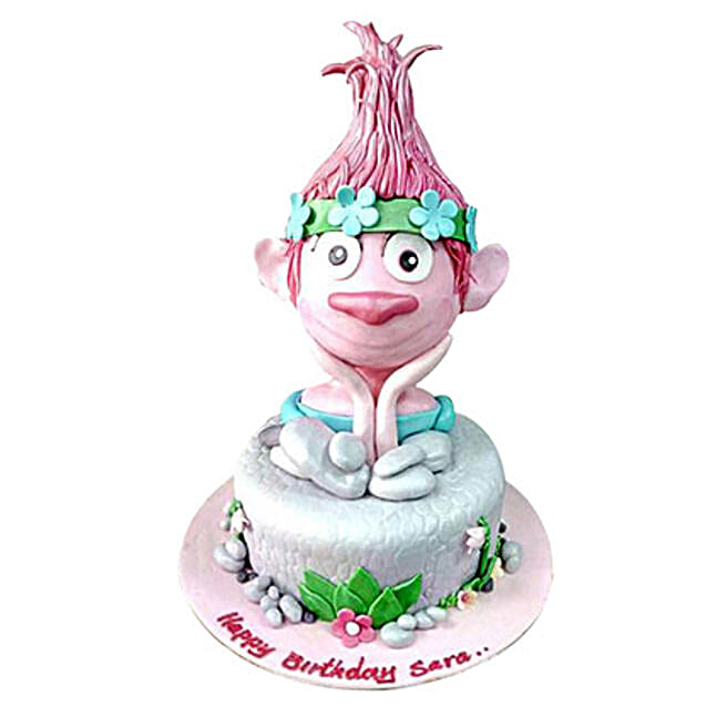 Cartoon Trolls Cake uae | Gift Cartoon Trolls Cake- FNP