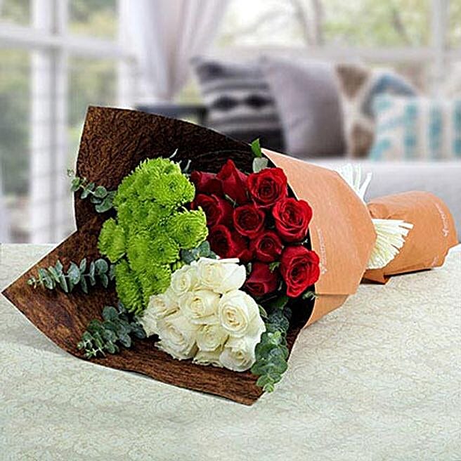 10 Red Roses Bunch uae | Gift 10 Red Roses Bunch- FNP