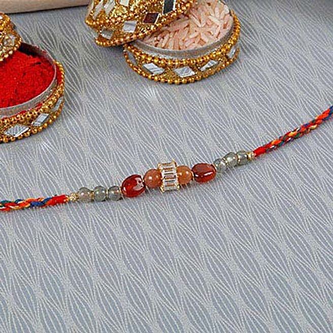 Simple Beads Rakhi uae | Gift Simple Beads Rakhi- FNP