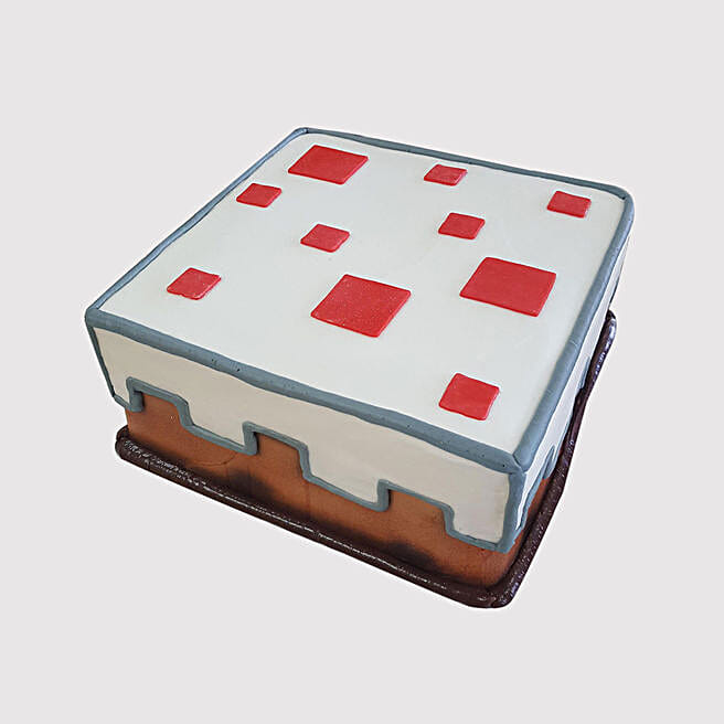 Minecraft Red Stones Cake uae | Gift Minecraft Red Stones Cake- FNP