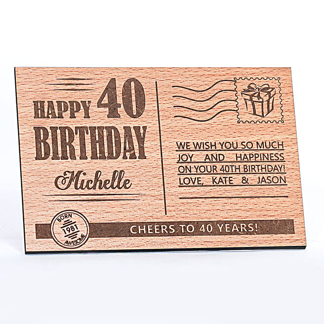 Personalised Happy Birthday Post Card uae | Gift Personalised Happy ...