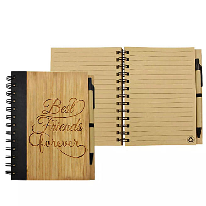 Best Friend Forever Bamboo Diary uae | Gift Best Friend Forever Bamboo ...