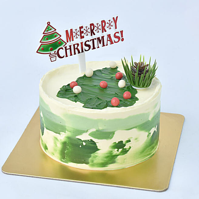 Merry Christmas Mono Cake uae | Gift Merry Christmas Mono Cake- FNP