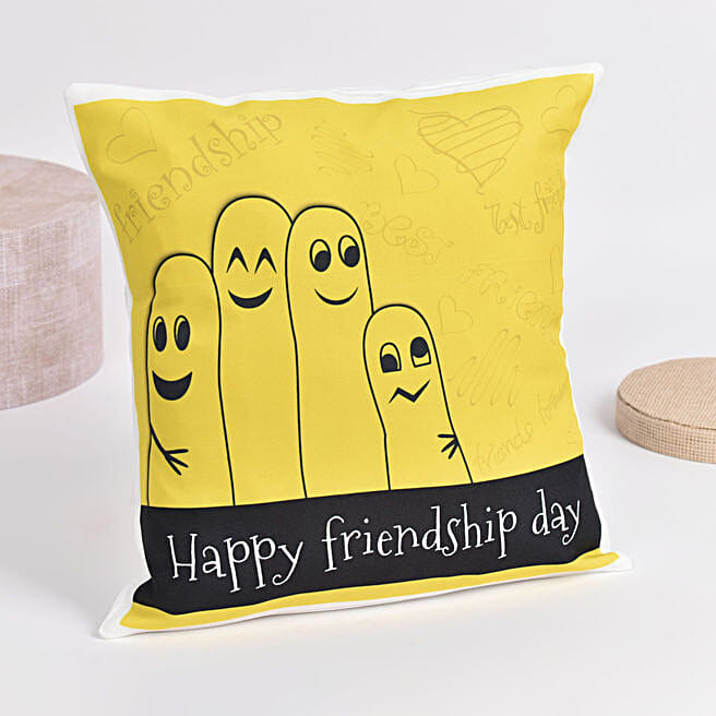 Printed Friends Cushion uae | Gift Printed Friends Cushion- FNP