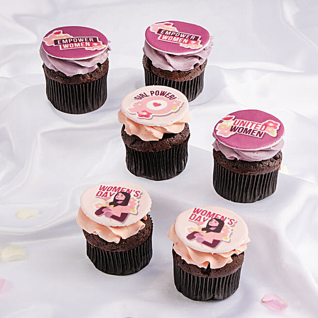 Celebrate Girl Power Cupcakes uae | Gift Celebrate Girl Power Cupcakes- FNP