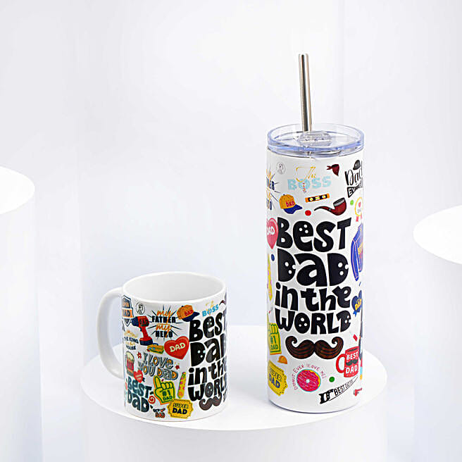 Best Dad Tumbler And Mug Combo uae | Gift Best Dad Tumbler And Mug ...