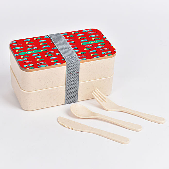 School Bus Lunch Box uae | Gift School Bus Lunch Box- FNP