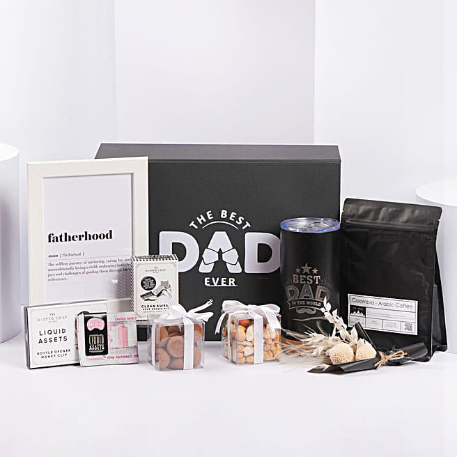 Refined N Roasted Dad Hamper uae | Gift Refined N Roasted Dad Hamper- FNP