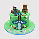 Minecraft Herobrine Chocolate Cake uae | Gift Minecraft Herobrine ...