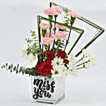 Miss You Flower uae | Gift Miss You Flower- FNP