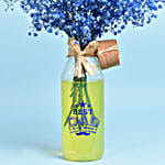 Best Dad Ever Blue Gypso Arrangement uae | Gift Best Dad Ever Blue ...