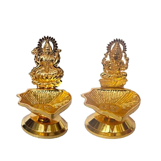 Set Of Laxmi And Ganesh Deeva Lamps uk | Gift Set Of Laxmi And Ganesh ...