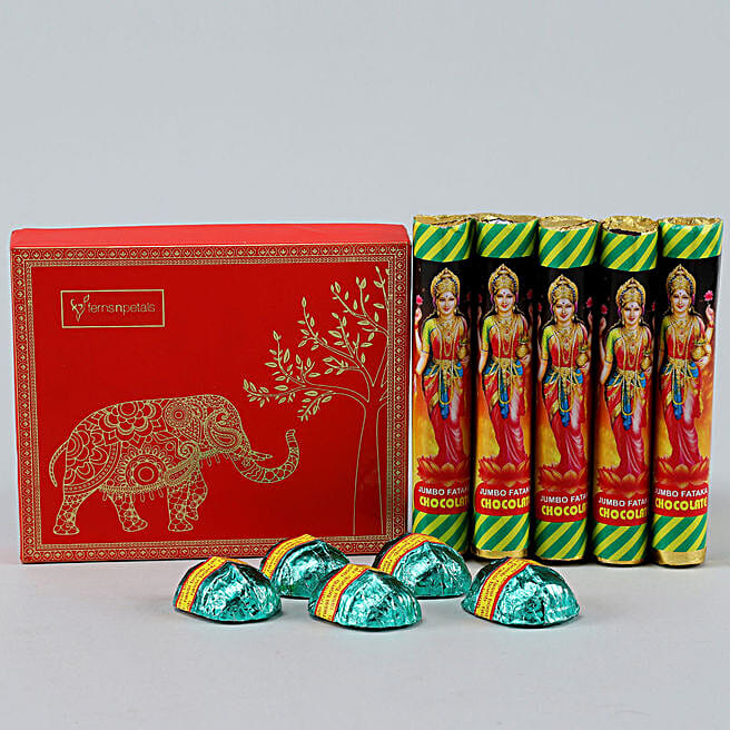Jumbo & Rassi Bomb Shaped Diwali Chocolate Box uk | Gift Jumbo & Rassi ...