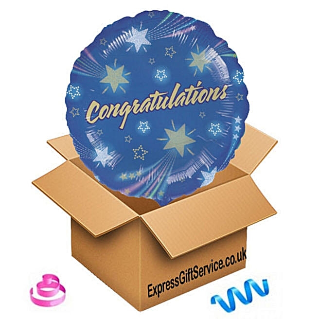 Congratulations Star Balloon uk | Gift Congratulations Star Balloon- FNP