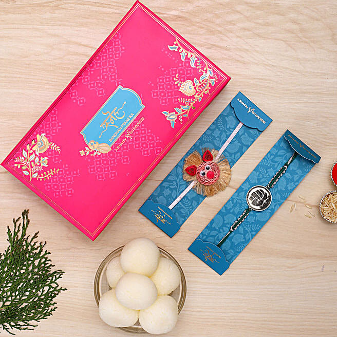 Hulk And Peppa Pig Quilling Kids Rakhis With Rasgulla Exp uk | Gift ...