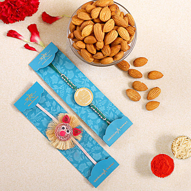 Hulk And Peppa Pig Rakhi Set With Healthy Almonds Exp uk | Gift Hulk ...