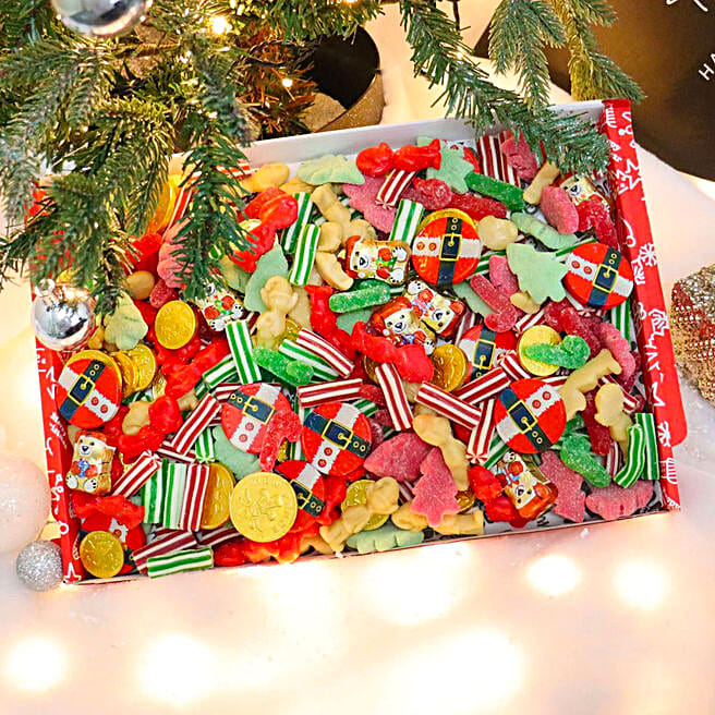 Festive Christmas Pick N Mix Sweets Letterbox Gift Hamper uk | Gift ...